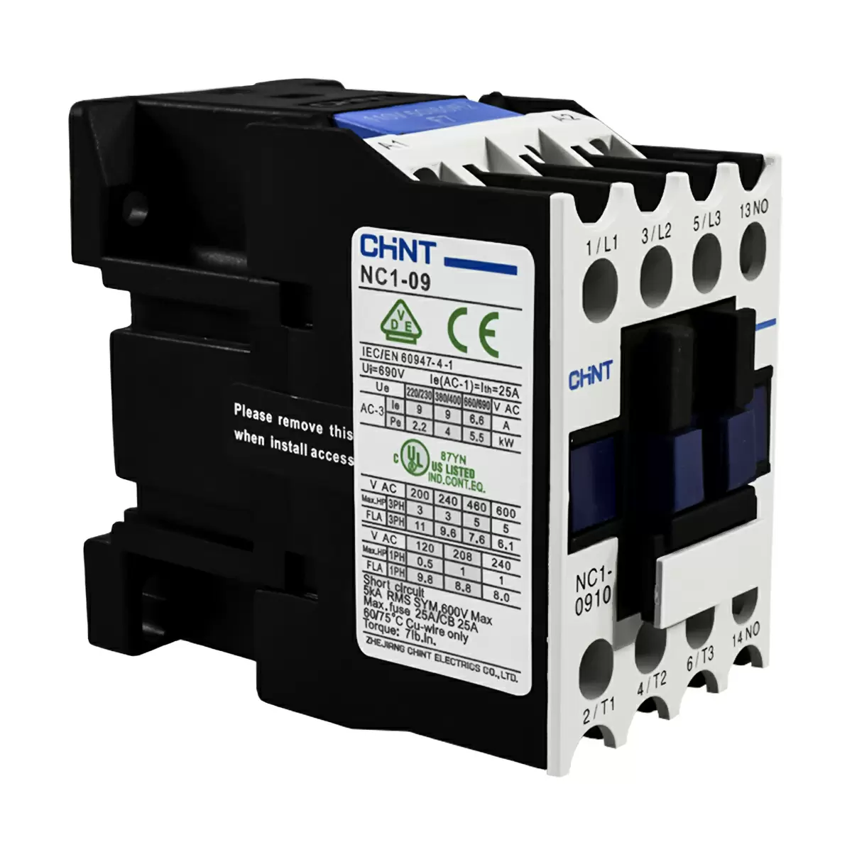 Contactores tripolares serie NC1 – SAIND COL