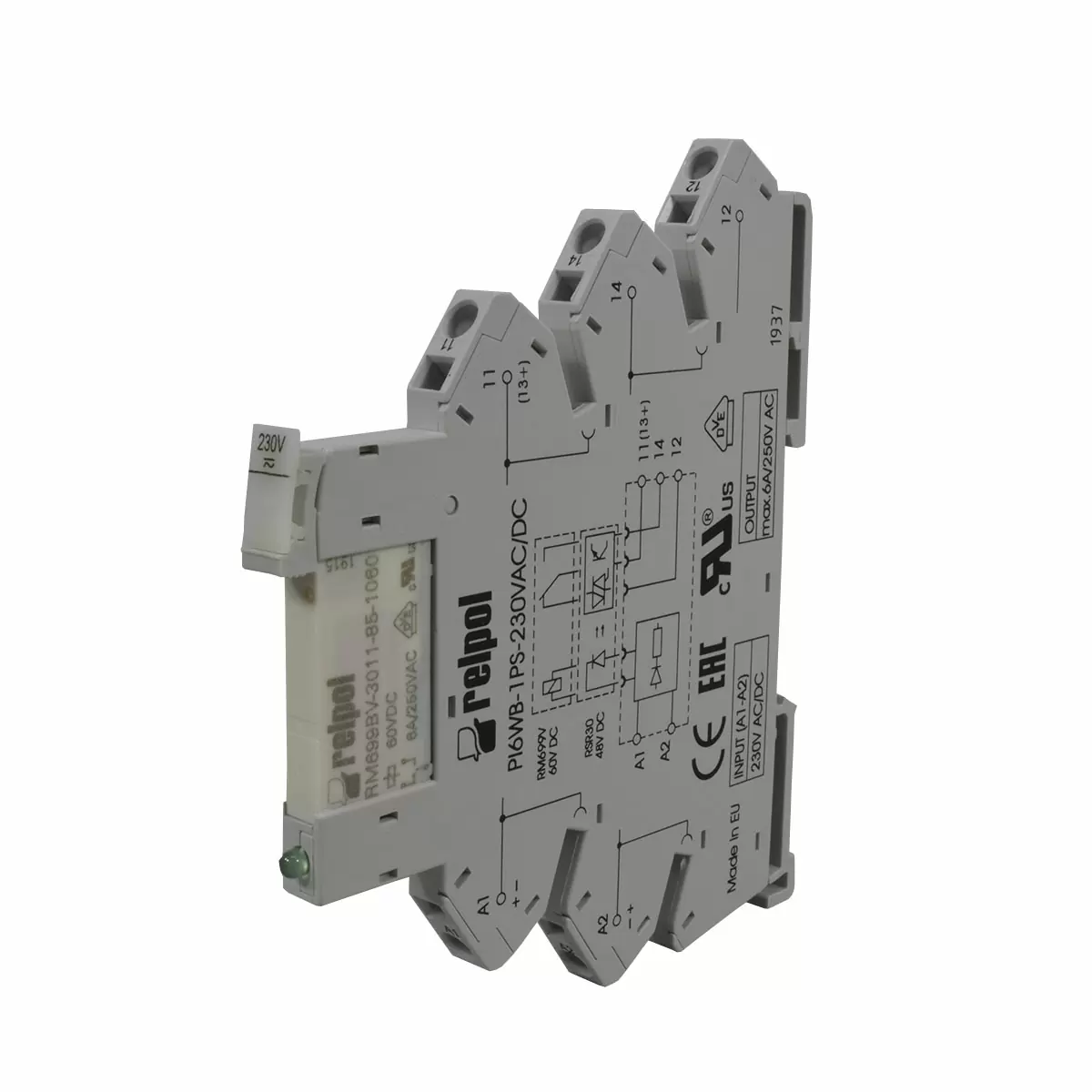 Mini relevo slim 5 pines Serie RM699BV con base – SAIND COL